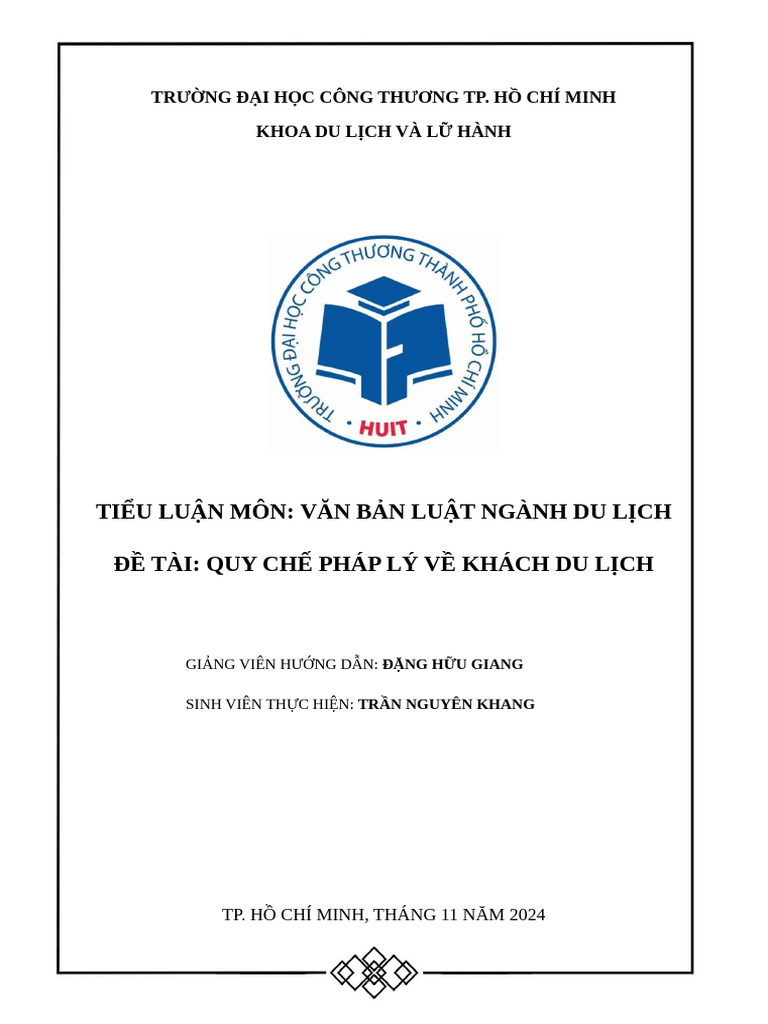 Tiểu luận QTH - môi trường quản trị123 | PDF