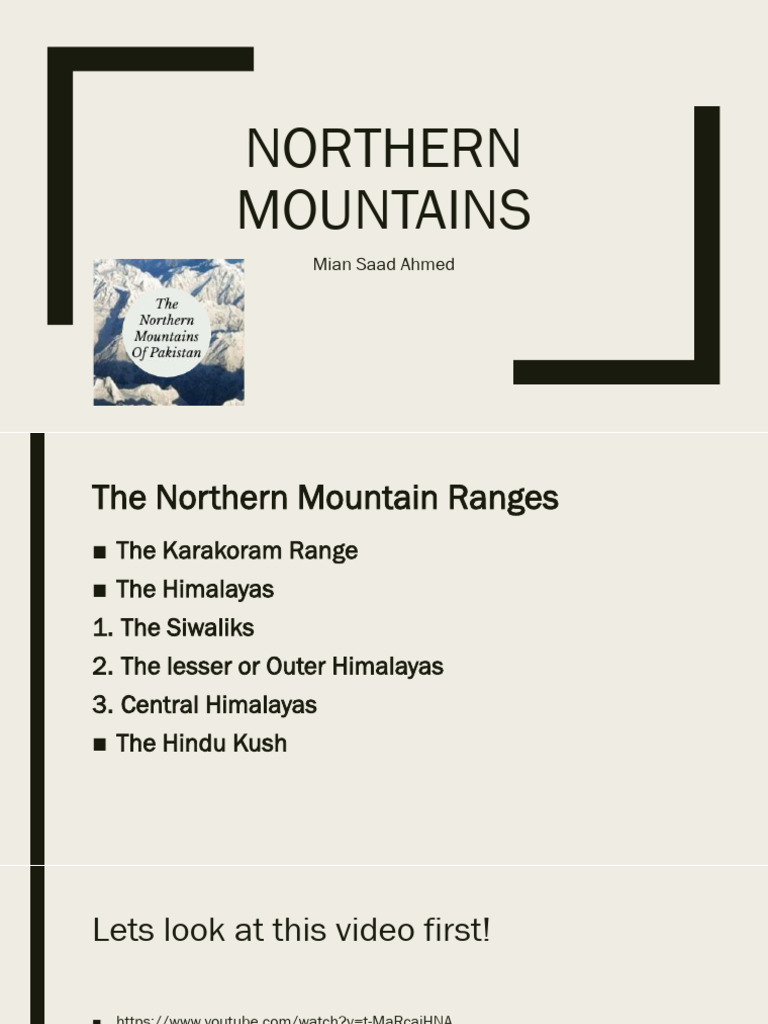 Northern Mountains | PDF