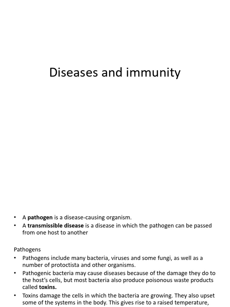 Understanding Pathogens and Immunity | PDF | Pathogen | Immune System