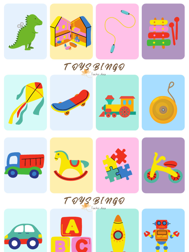 Toys Bingo | PDF