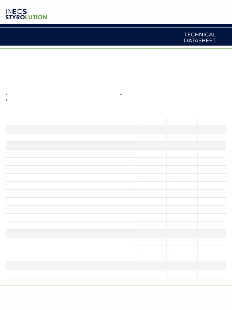 INEOS Lustran LK160 ABS | PDF | Mechanics | Materials