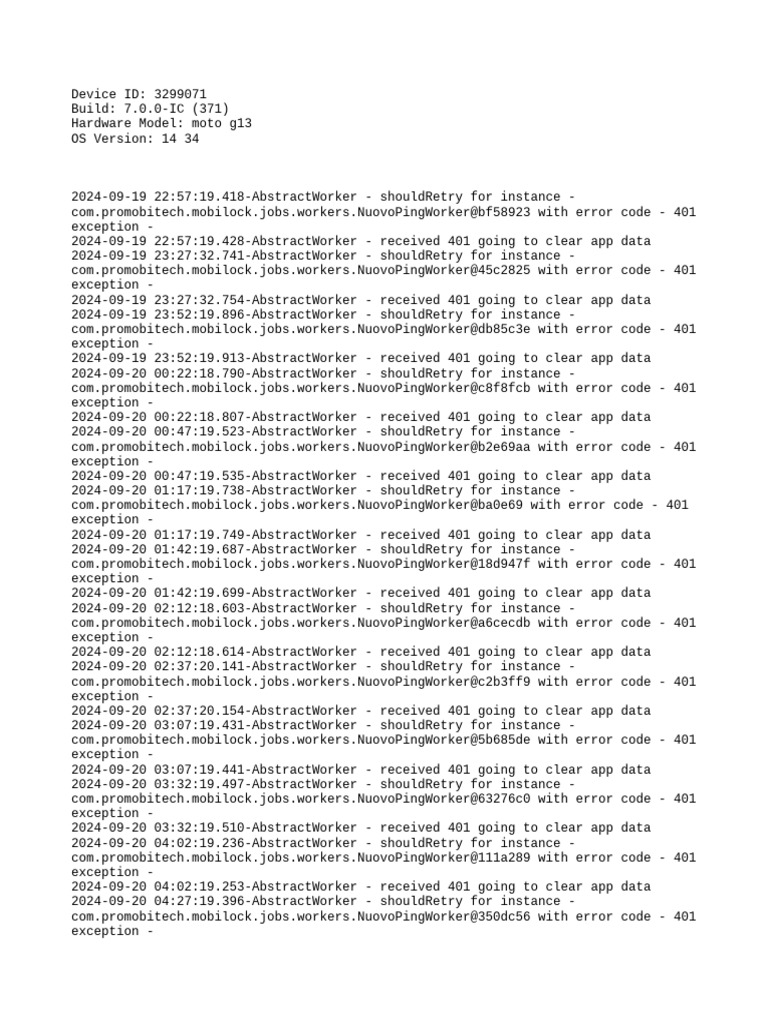 Nuovo Log1 | PDF | Java (Programming Language) | System Software