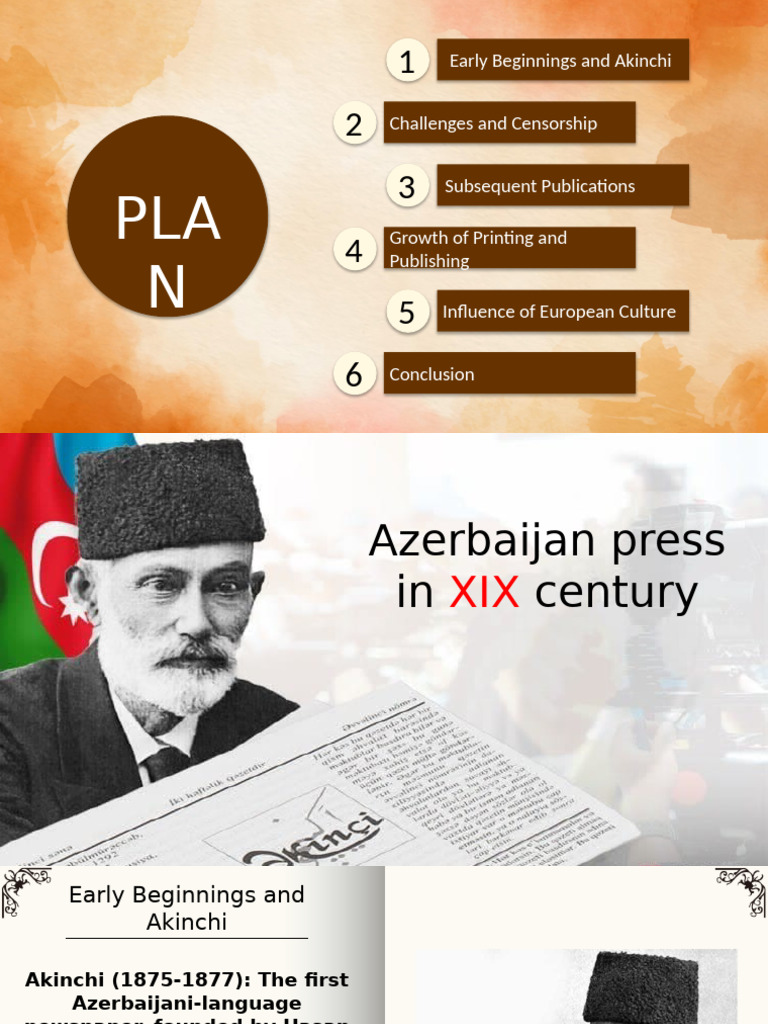 Azerbaijan Press in XİX Century | PDF | Writing | Azerbaijan