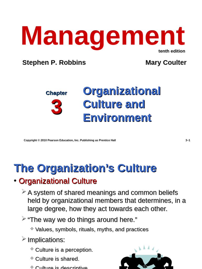 CH 3 - Organizational Culture and Behavior | PDF | Organizational ...