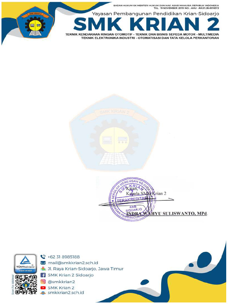 Pemberitahuan Pembayaran Sas Ganjil | PDF