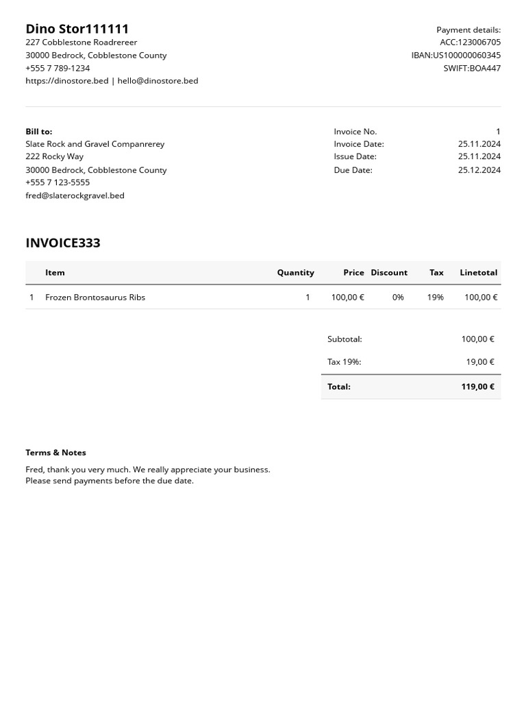 Invoice | PDF