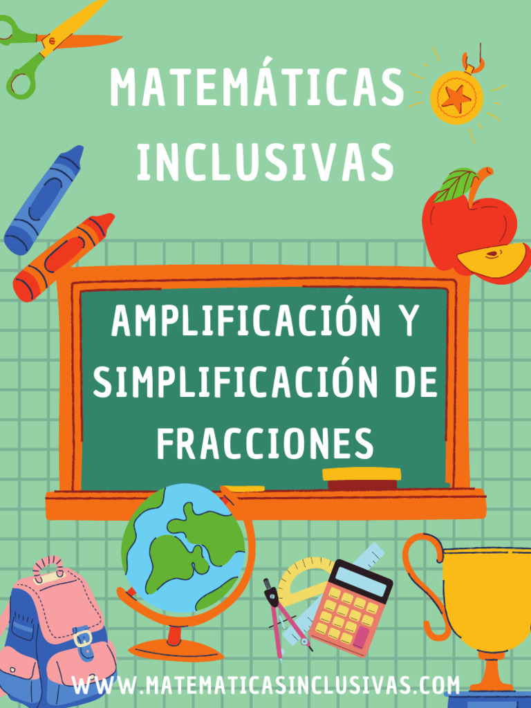 Cuaderno Amplificacion y Simplificacion de Fracciones | PDF