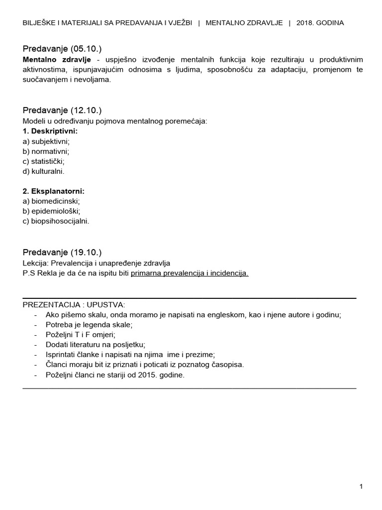 P&V I Posljednja Lekcija - Za Prvu Parc | PDF