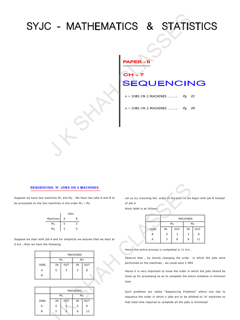 Sequencing | PDF