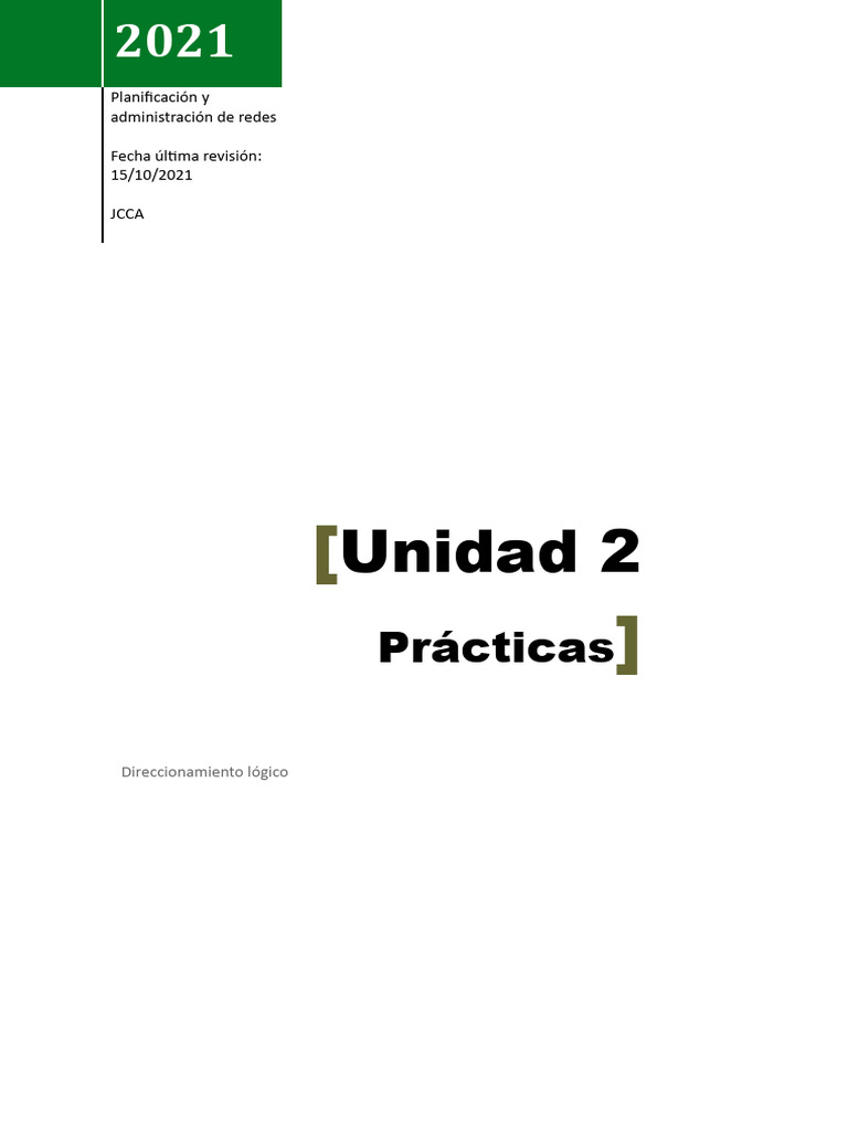 Ut2 Ejercicios Redes | PDF | Dirección IP | Redes de computadoras