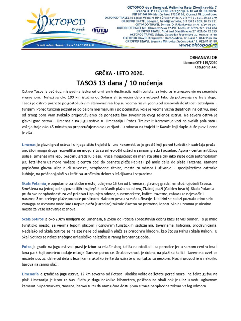 Tasos 2020 | PDF