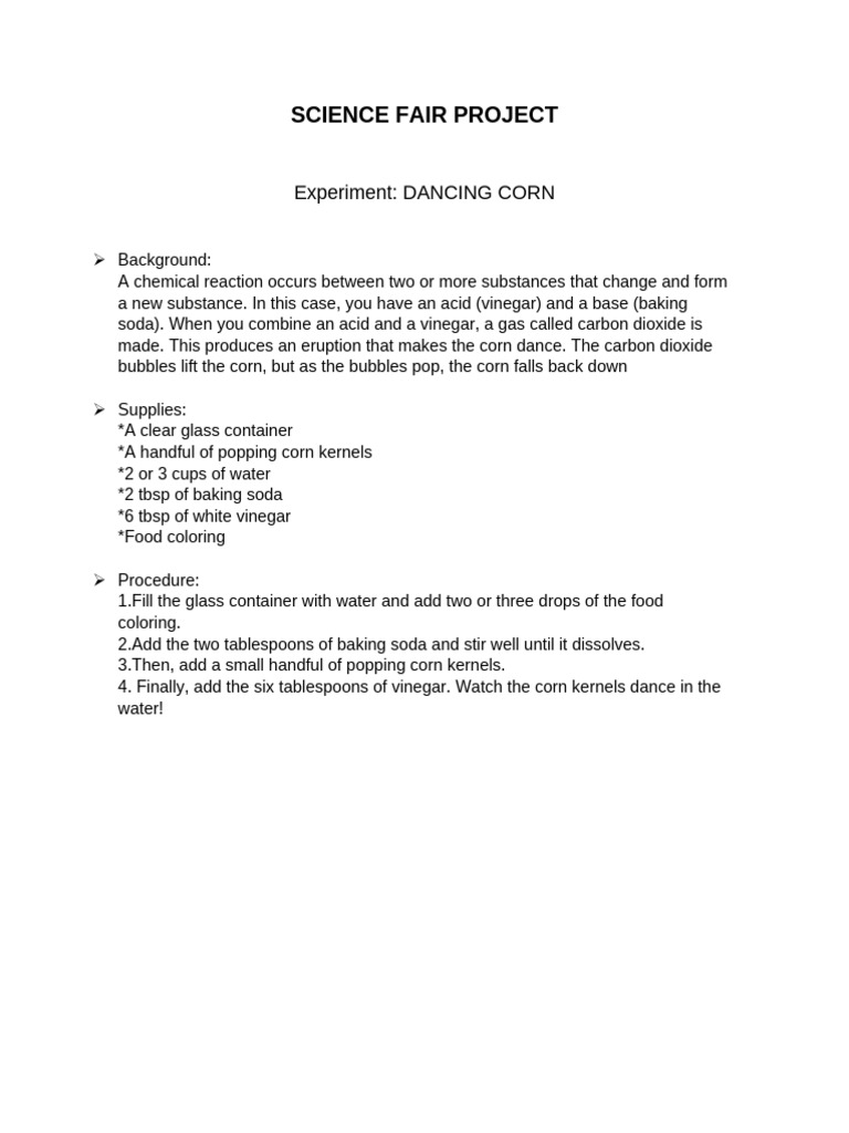 Dancing Corn | PDF