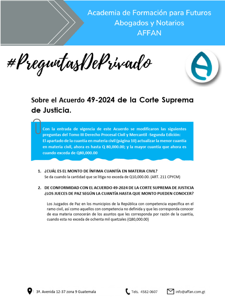 Contenido Actualizado TOMO III - DeRECHO PCYM Acuerdo 49-2024 CSJ - Reforma Cuantía | PDF ...