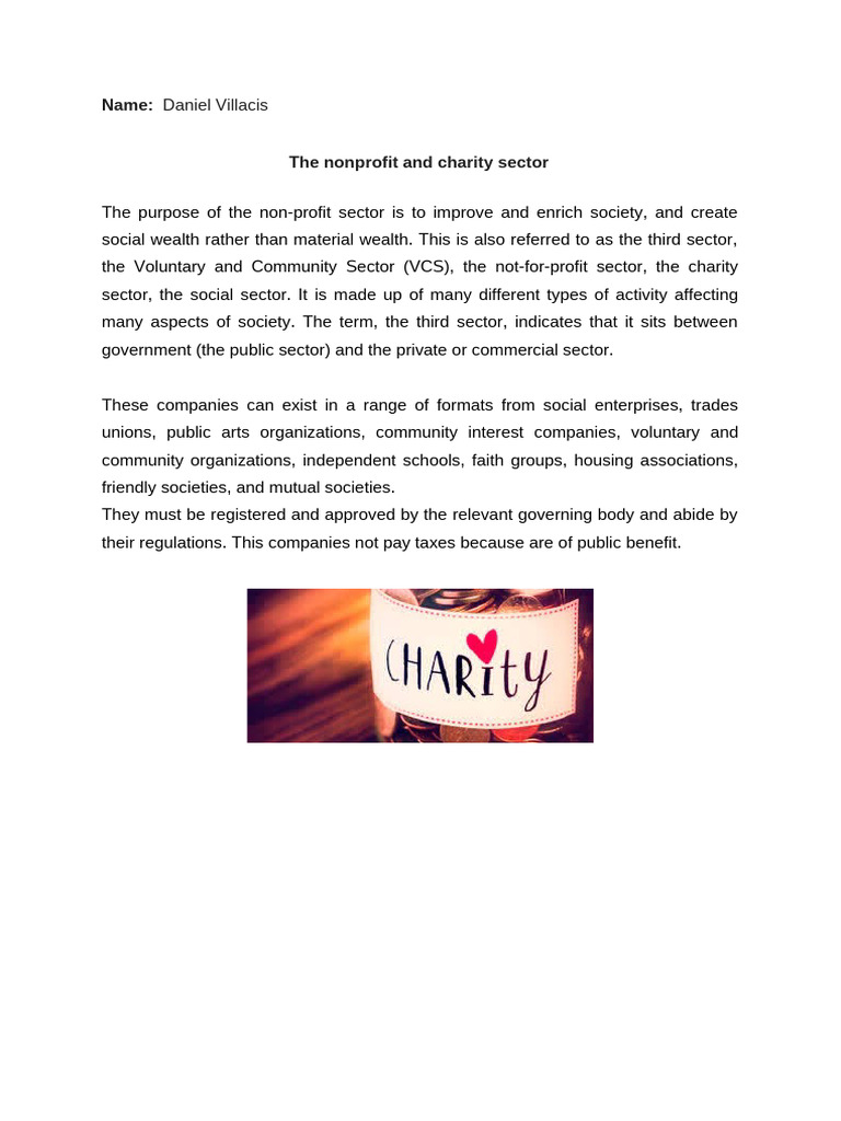 The Non Profit and Charity | PDF