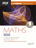 Ellipses MPSI Prepas Maths 5ed - Partie 1 | PDF