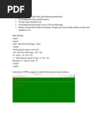 HTML Programming for Class 11 SOPs | PDF | Html | Quantum Mechanics