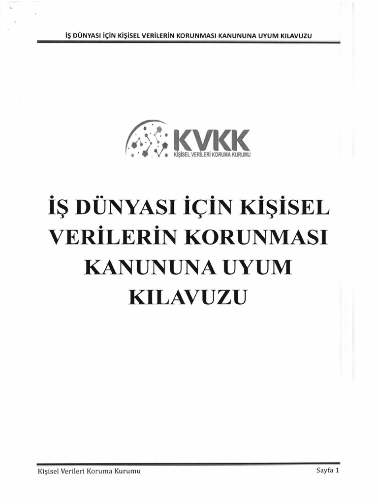 KVKK | PDF