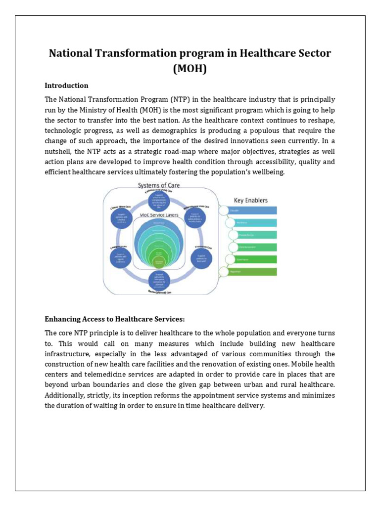 National Transformation in Healthcare NTP | PDF | Health Care ...