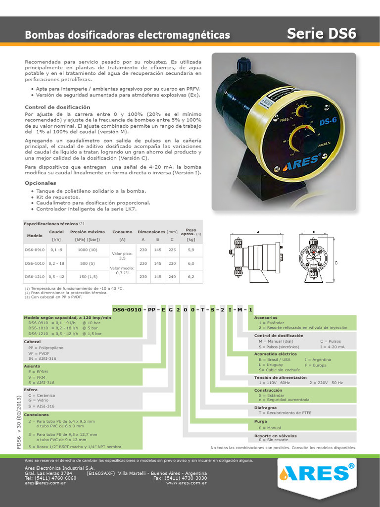 FDS6 - 30-Bomba Diafragma Ares | PDF