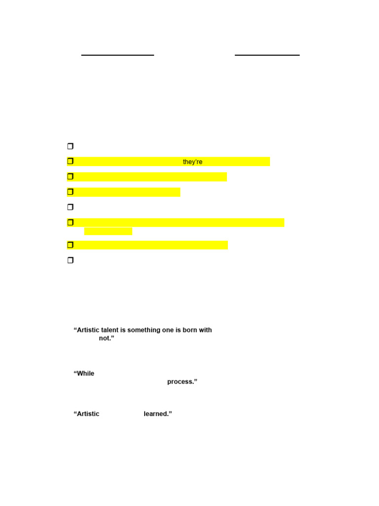 UNIT 8 Talent or Hard Work | PDF