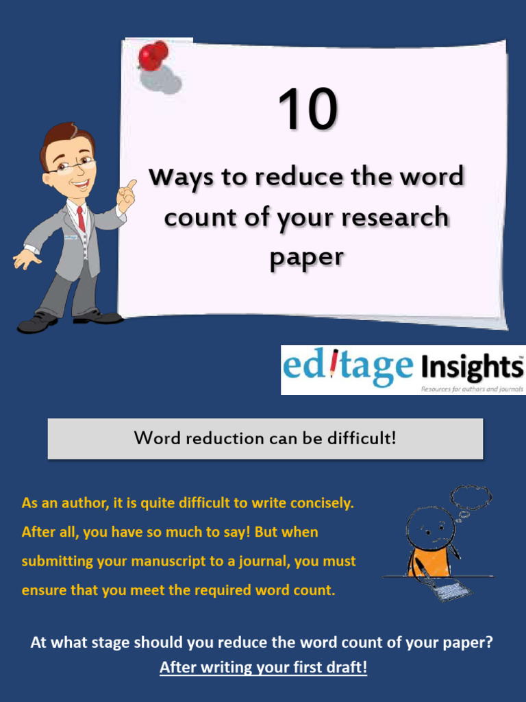 10 Tips To Help You Reduce The Length of Your Research Paper | PDF ...
