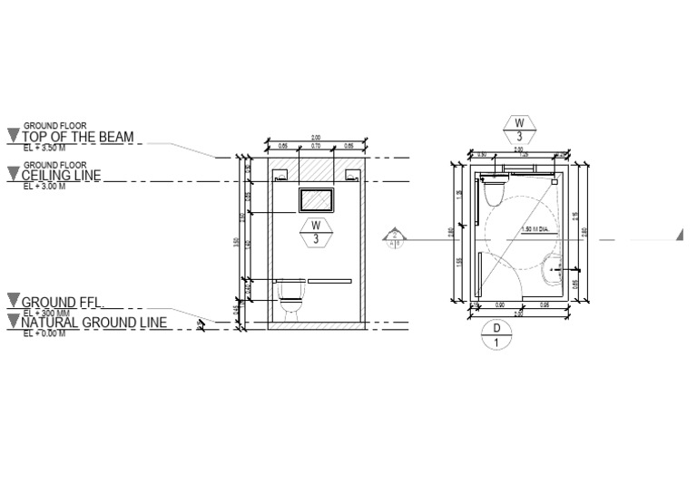 PWD Toilet Detail | PDF