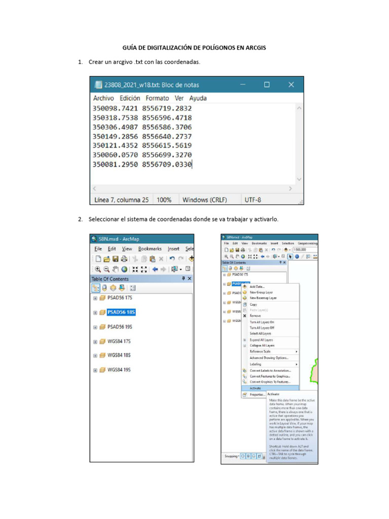 Guía de Digitalización de Polígonos en Arcgis | PDF | Informática | Tecnología