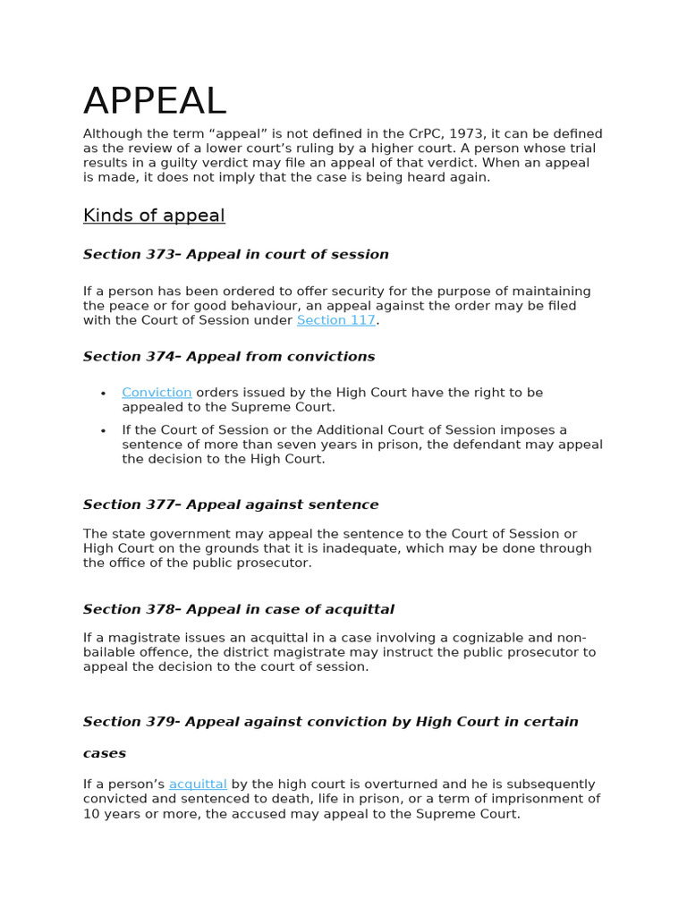 APPEAL | PDF | Acquittal | Crimes