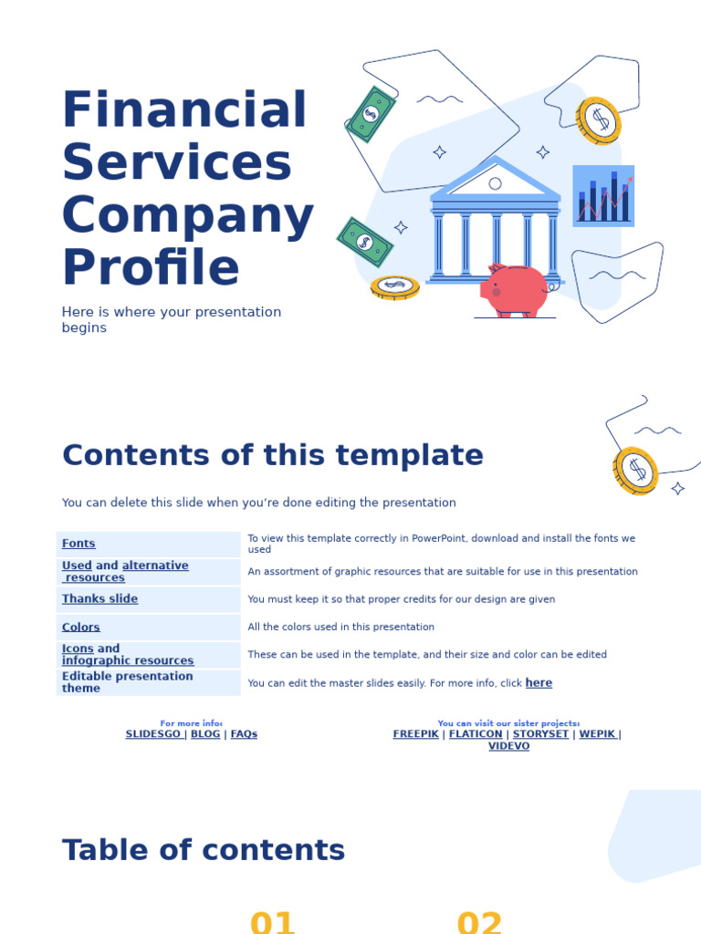 Financial Services Company Overview | PDF | Planets | Saturn
