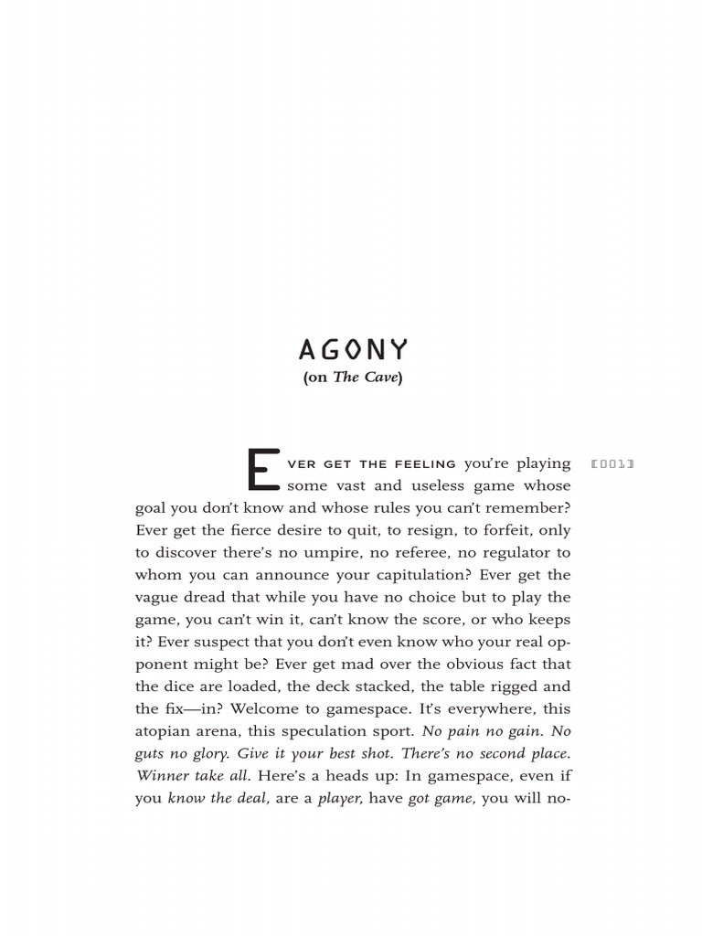 Wark, McKenzie - Agony (On The Cave) - NYU - Remediated | PDF | Situationist International