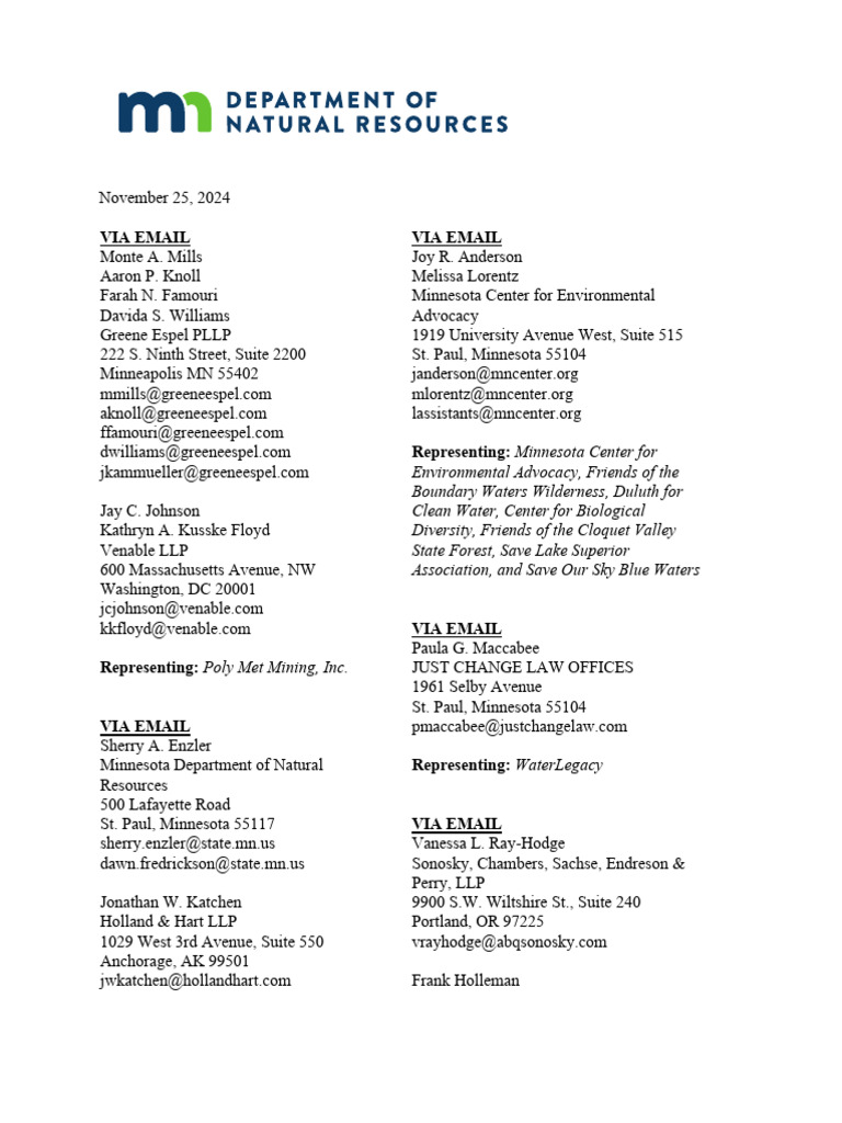Nov. 25, 2024 Decision Letter | PDF | Legal Procedure | Separation Of ...