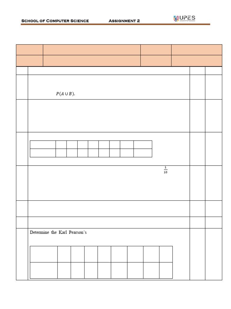 Assignment 2 - Applied Statistics and Probability | PDF | Statistical ...