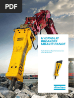 JCB Contractor Breaker Chart | PDF | Mechanical Engineering ...