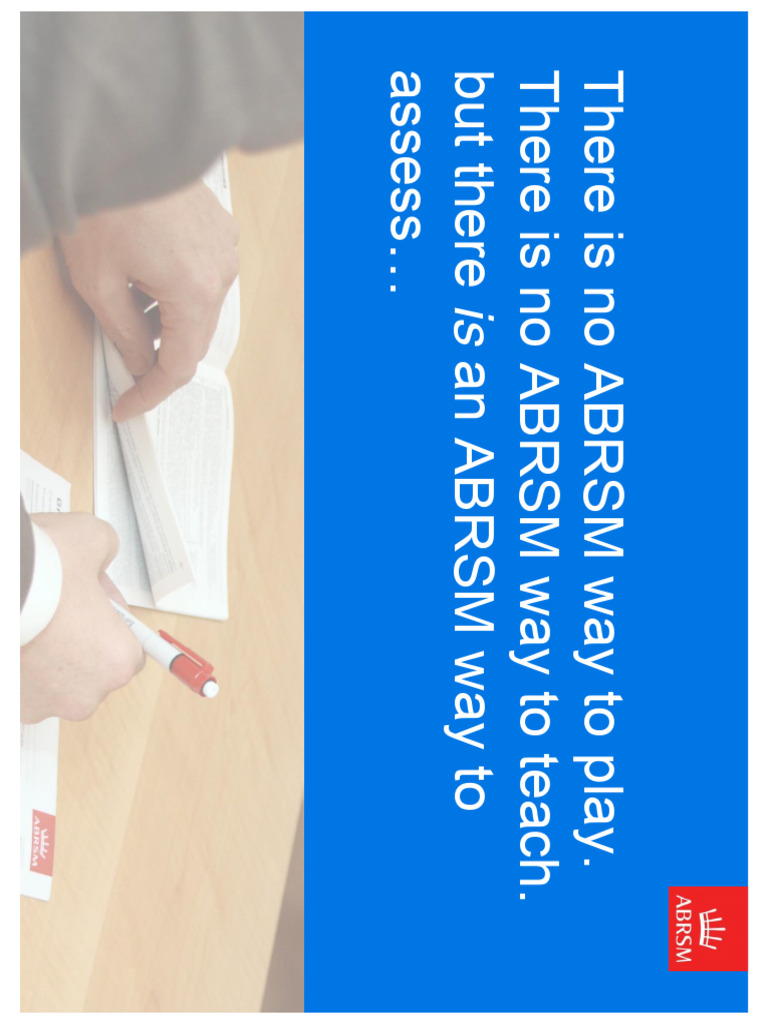 How We Mark-ABRSM Standards | PDF | Art