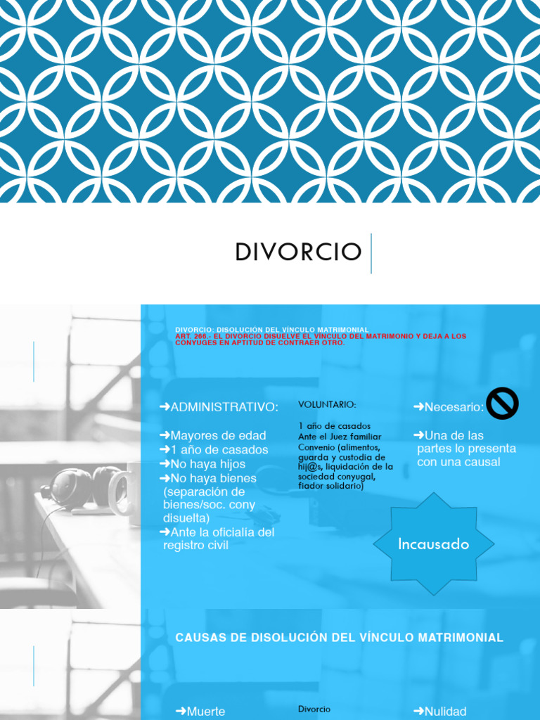 Tipos y Proceso de Divorcio en México | PDF | Divorcio | Justicia