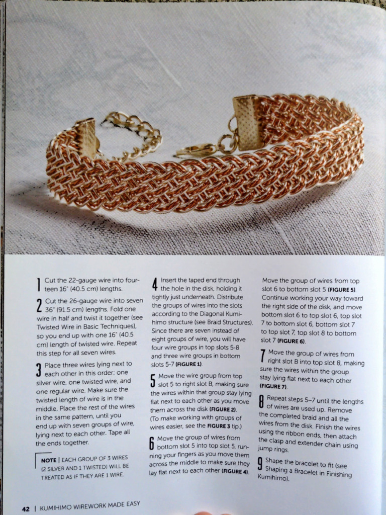 Kumihimo Wirework (2)-13 | PDF | Wire | Manufactured Goods