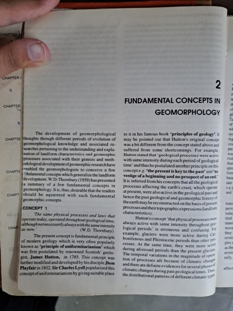 Concepts of Landform Development | PDF