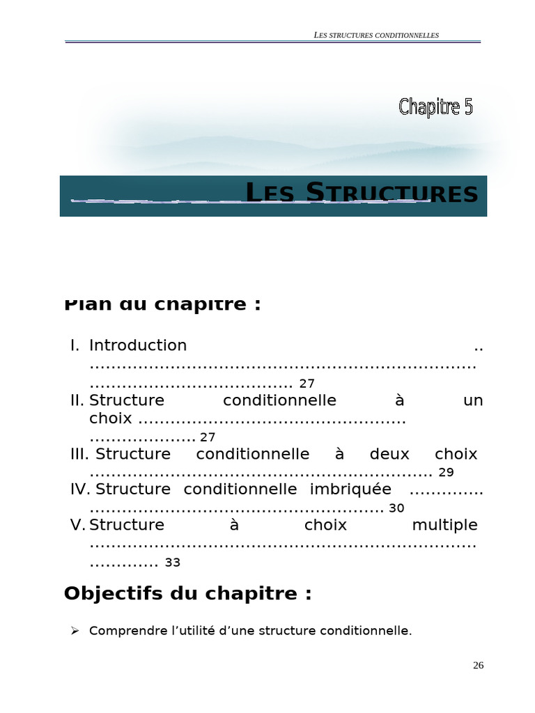 2015 04 21 Les Structures Conditionnelles | PDF | Programme informatique | Programmation