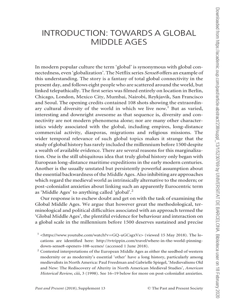 Gty030-Global Middle Ages | PDF | Globalization | Middle Ages