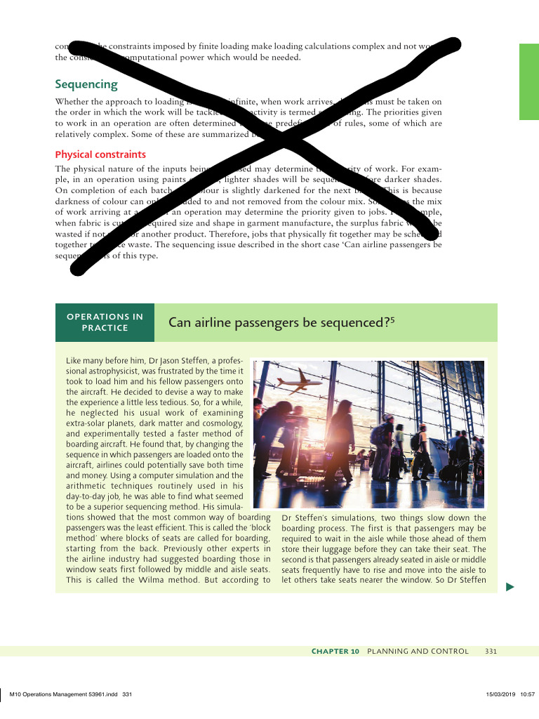 Sequencing: Can Airline Passengers Be Sequenced? | PDF