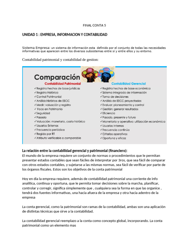 Final Conta 5 | PDF | Contabilidad | Gestión de recursos humanos