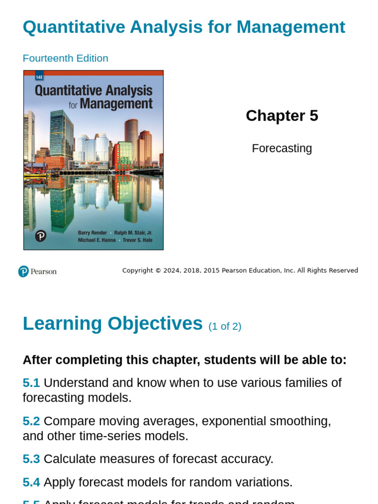 Ch 5 Forecasting Pdf Forecasting Errors And Residuals