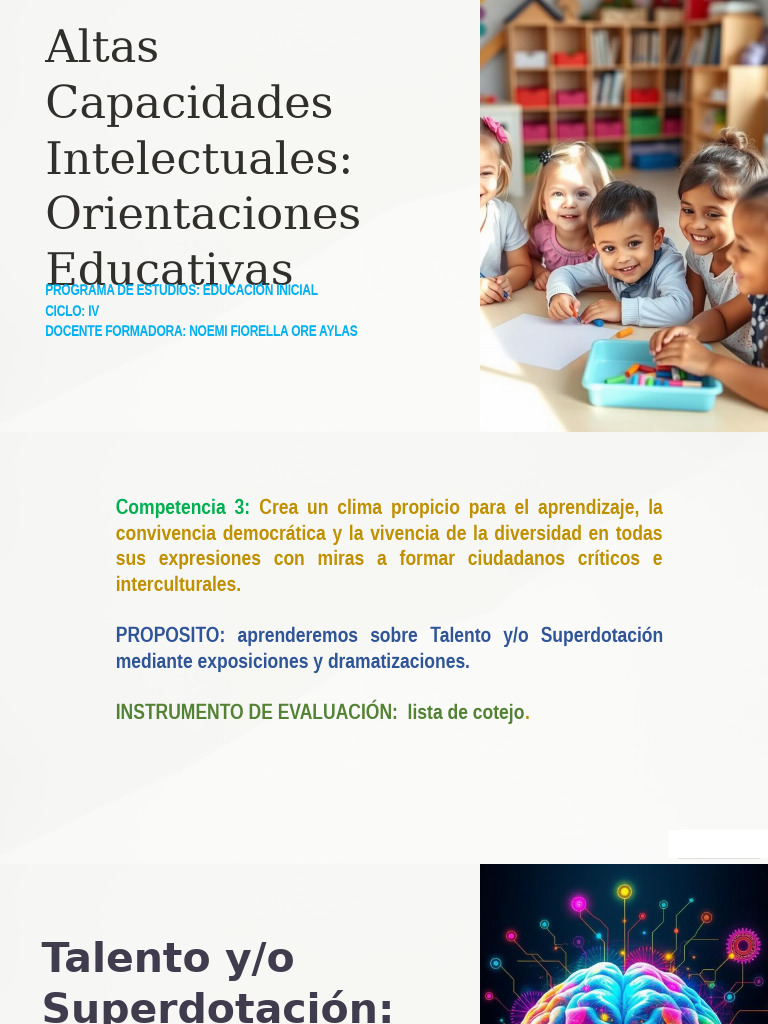 Superdotación | PDF | Dotamiento intelectual | Aprendizaje