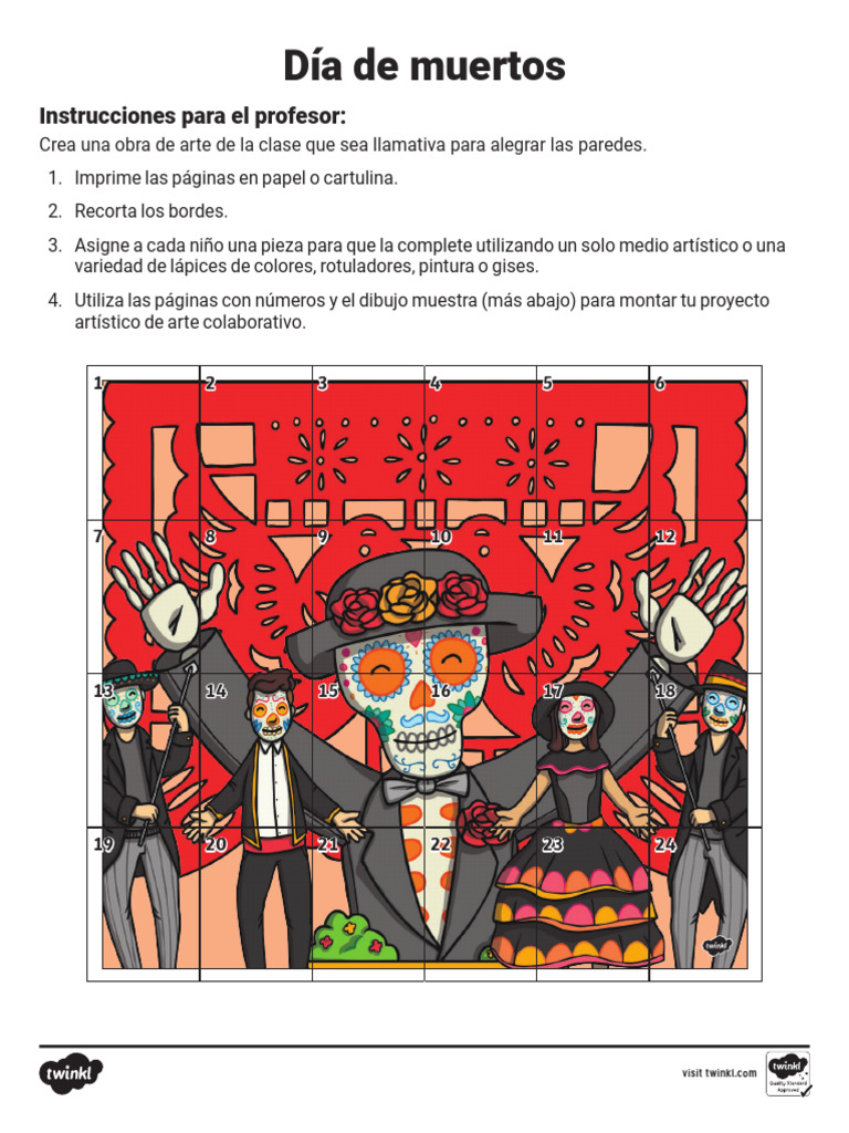 Arte colaborativo para Día de Muertos | PDF