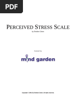 Perceived Stress Scale (PSS) & Example - Free PDF Download | PDF ...