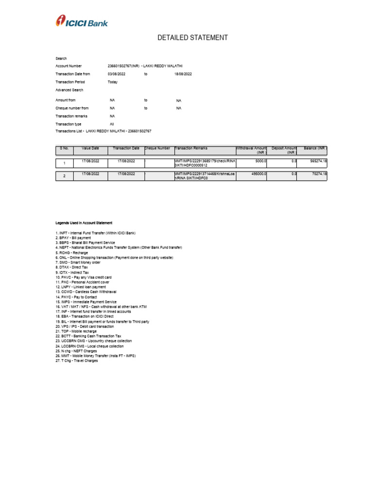 Account Transact | PDF | Cheque | Payments
