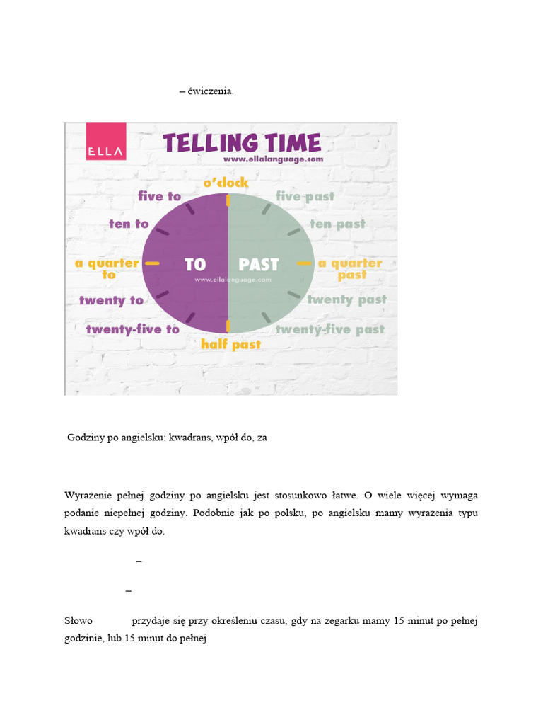 J. Angielski - Klasa IV | PDF