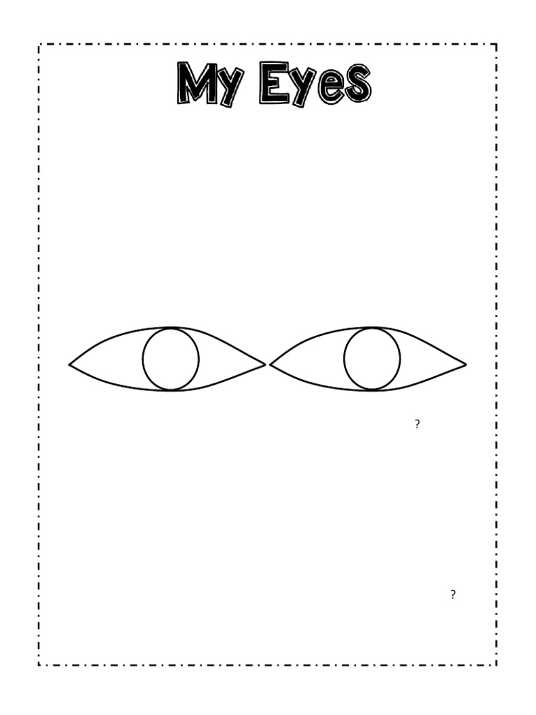 Eye Drawing and Color Activity | PDF