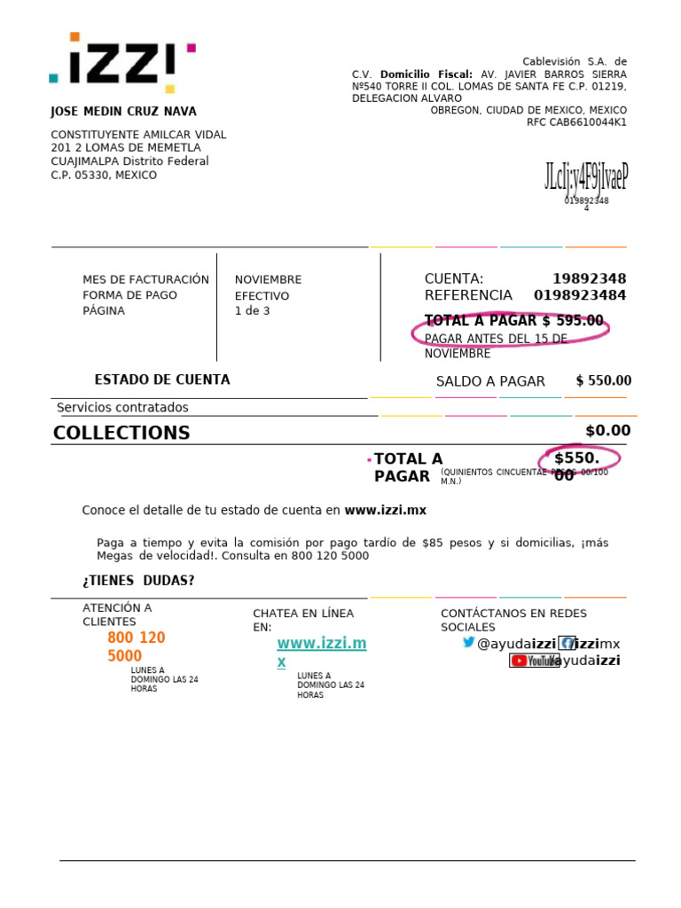 Izzi | PDF | México | Ciudad de México