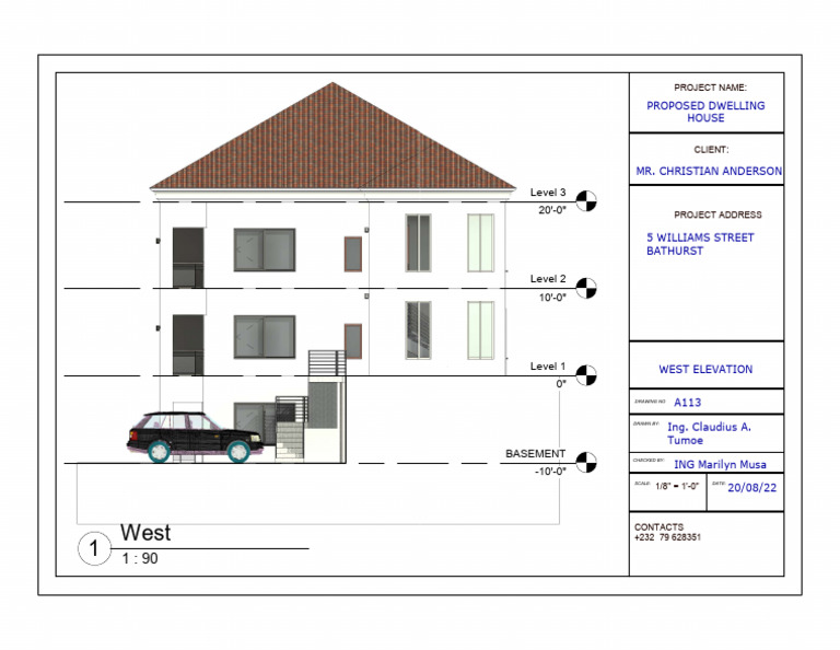 West Elevation | PDF